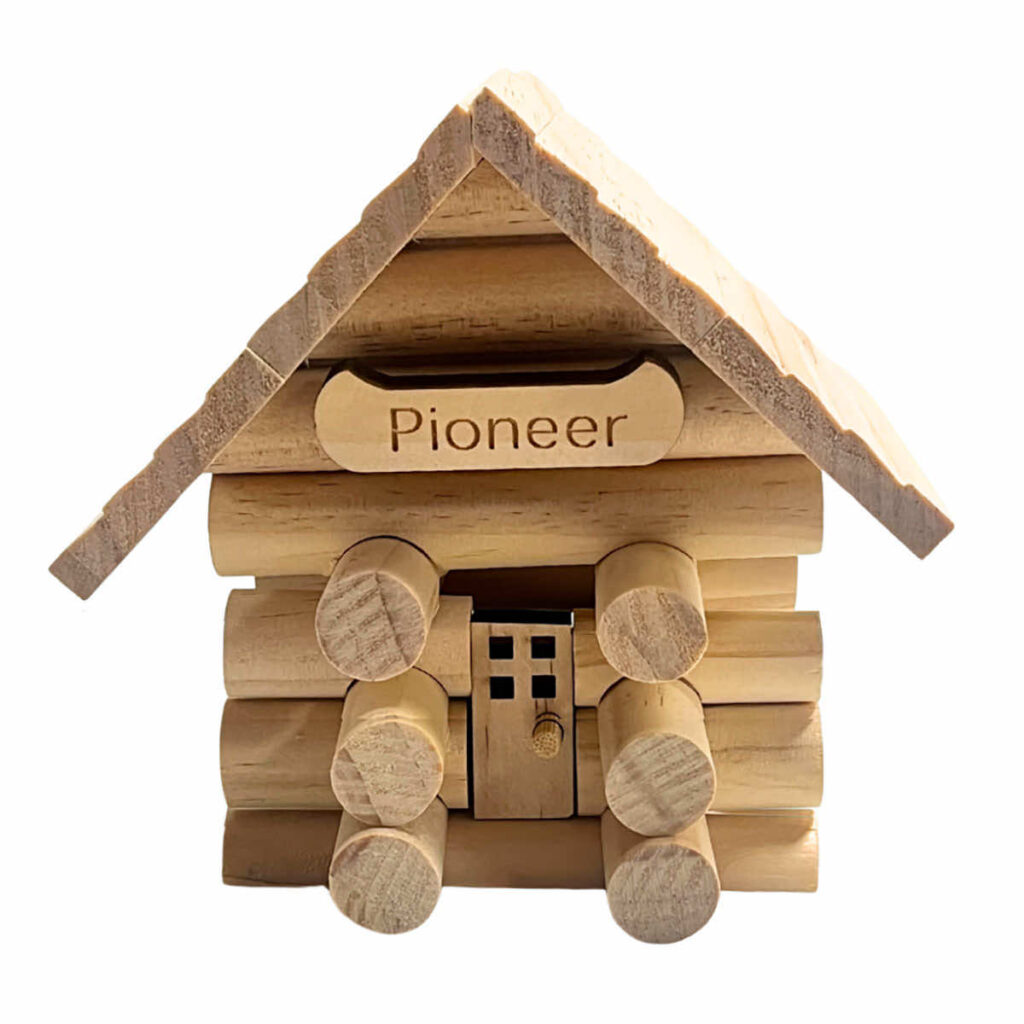 Multi-Grade (K-6) - Wood Projects: Pioneer Log Cabin - Teacher's Pet