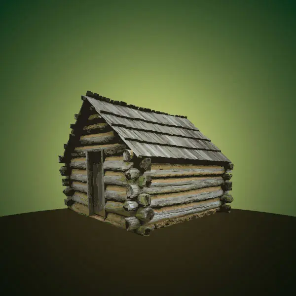 Multi-Grade (K-6) - Wood Projects: Pioneer Log Cabin - Teacher's Pet